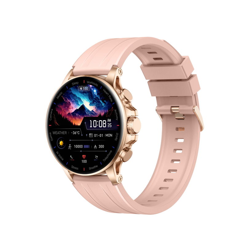 KW266 Revolutionary 1.6-Inch Round AMOLED Smartwatch with Bluetooth ...