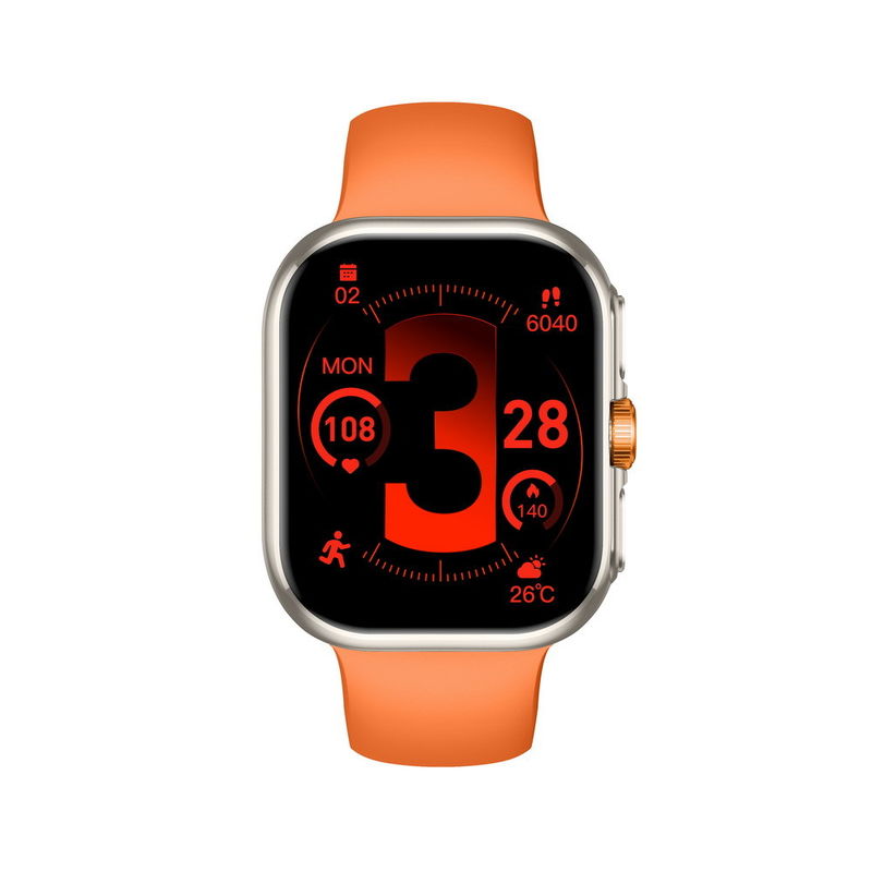 KW283A Super Retina Amoled Smart Watch 2.01 Inch Black Round Smartwatch ...